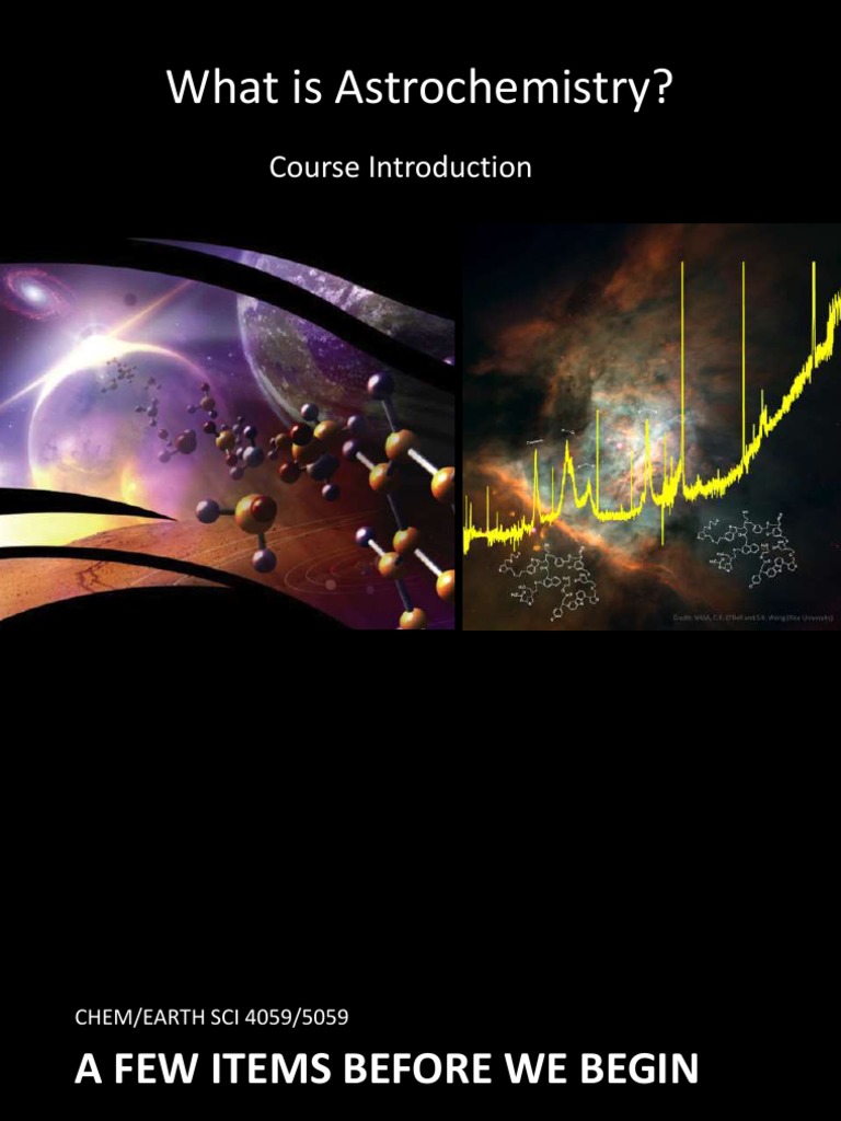 What Is Astrochemistry?: Course Introduction | PDF | Universe | Astronomy