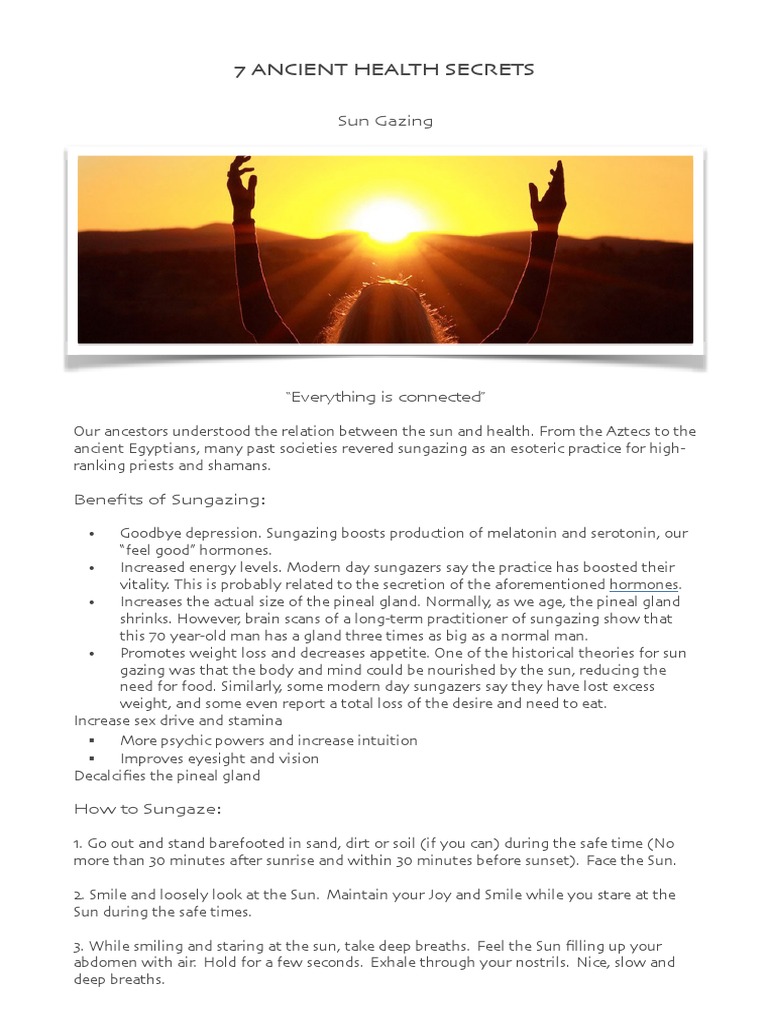 7 Ancient Health Secrets PDF | PDF | Acupressure | Stress (Biology)