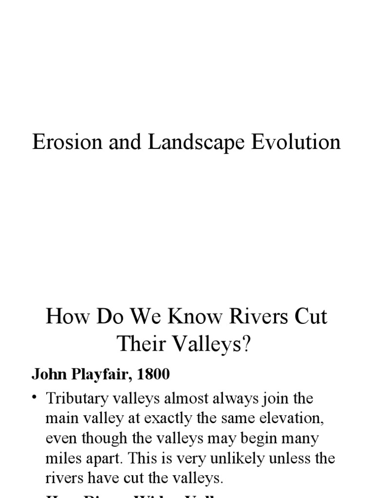 MODULE 3.3 A - STRUCTURAL GEOMORPHOLOGY - EROSION AND LANDSCAPE ...
