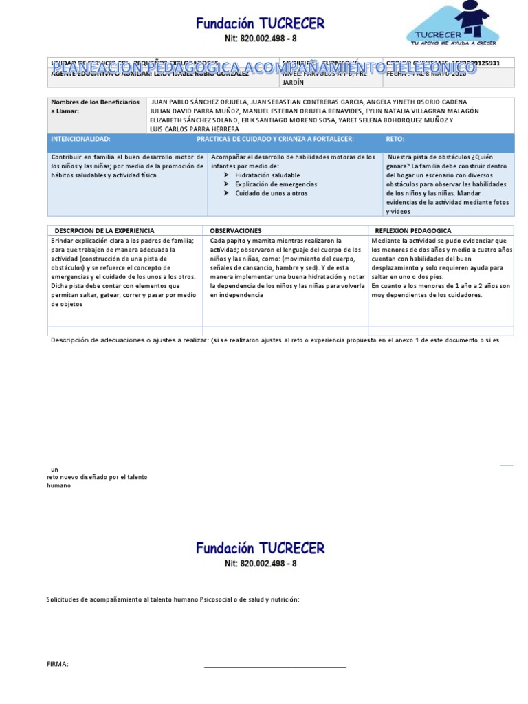 Planeación, Mes de Mayo | PDF | Educación de la primera infancia ...