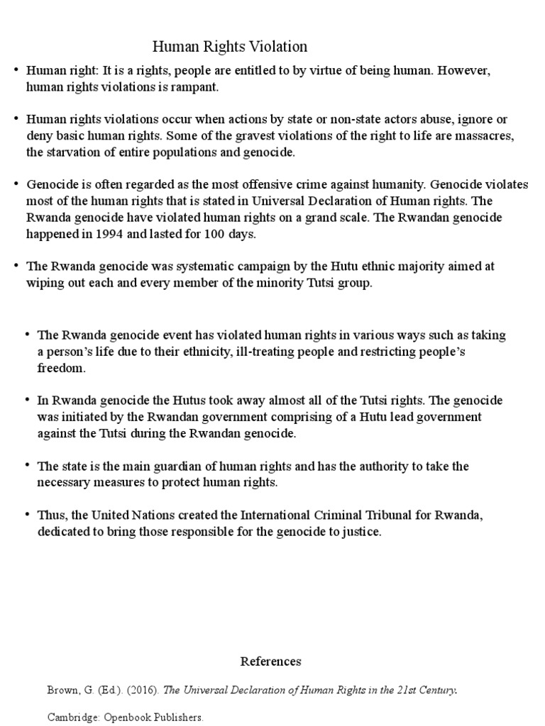 Human Rights Violation | PDF