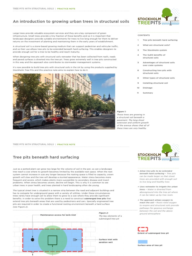 Tree Pits With Structural Soils - Practice Note (Version 1.2) | PDF ...
