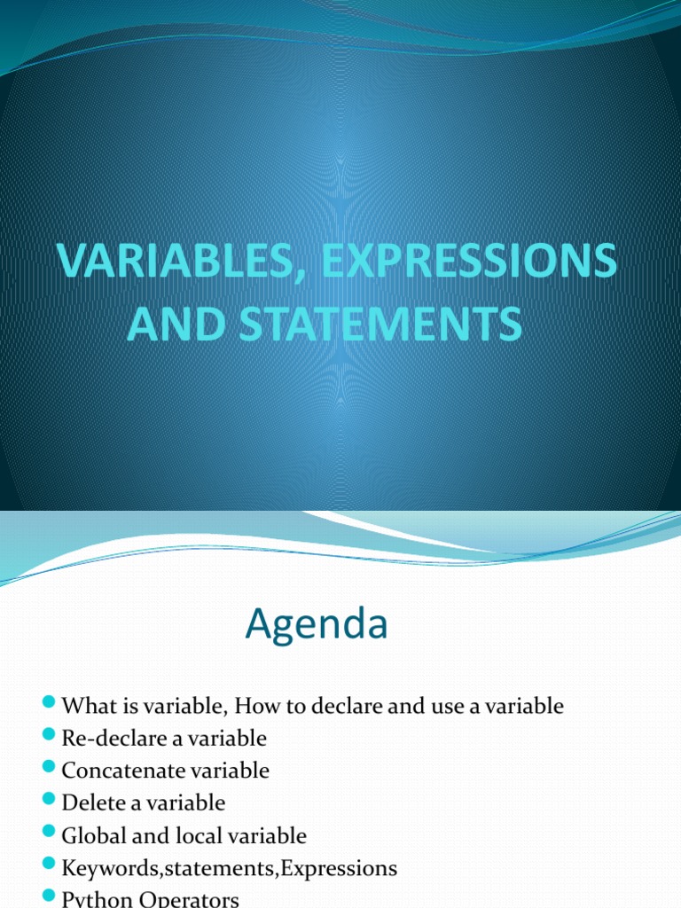 Chapter2 Variables, Expressions, Statements | PDF | Variable (Computer Science) | String ...