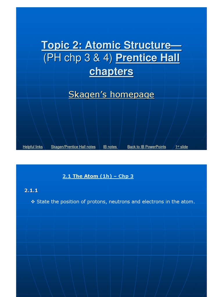 2 Atomic Structure | PDF | Ion | Proton