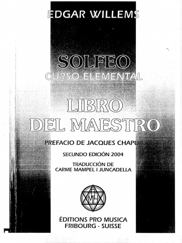 Solfeo Libro Del Maestro | PDF