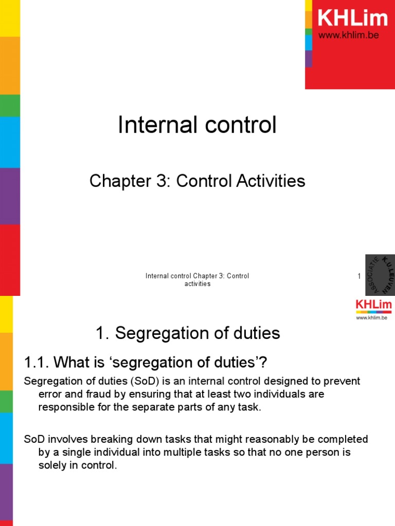 Internal Control | PDF | Internal Control | Business