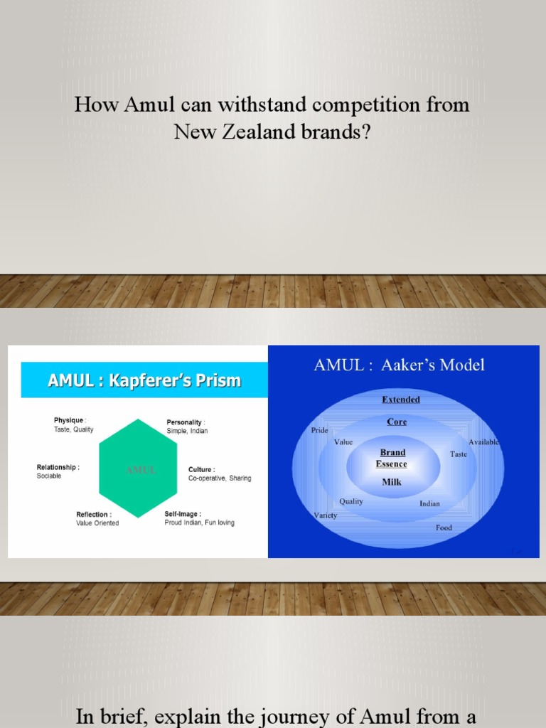 How Amul Can Withstand Competition From New Zealand Brands? | PDF