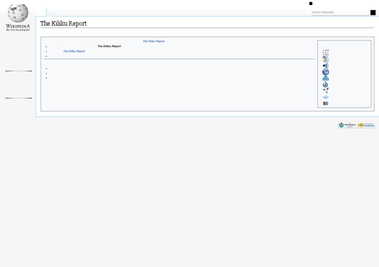 The Kiliku Report - Wikipedia | PDF | Wikipedia | Web 2.0