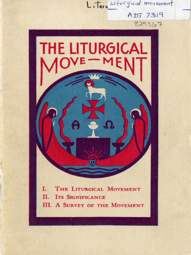 The Liturgical Movement (Tract, 1930) | PDF | Catholic Church | Mass ...