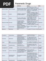 AEMT Medication List and Guidelines | PDF | Medical Treatments ...