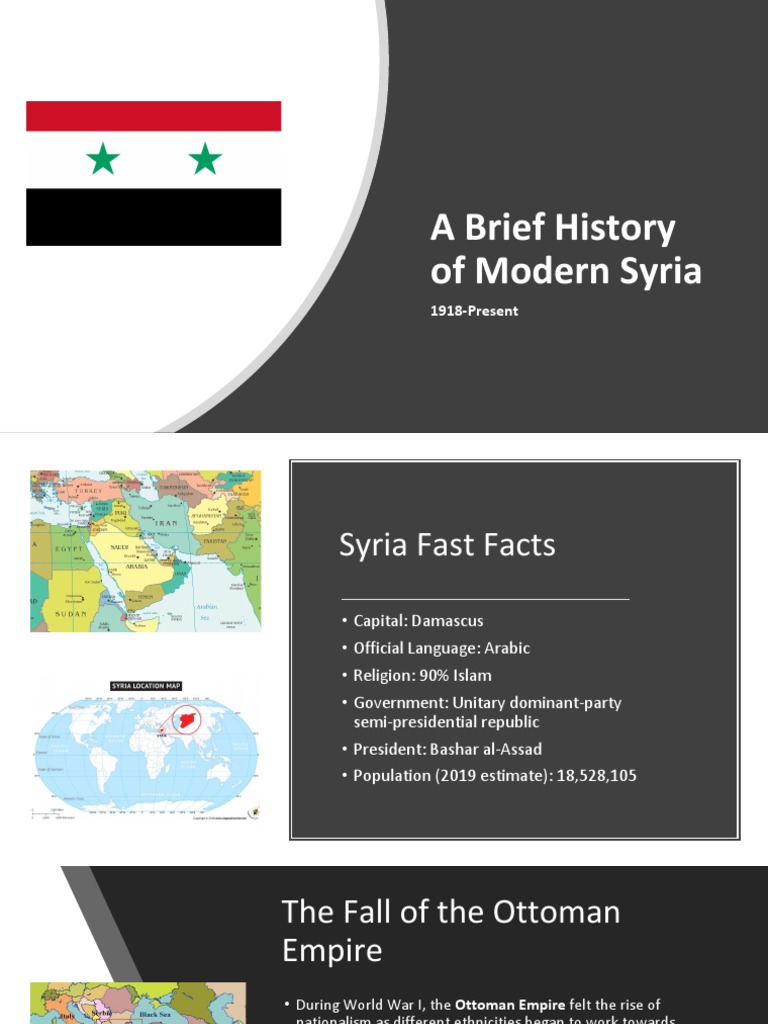 Day 1 Powerpoint | PDF | Syria | Syrian Civil War