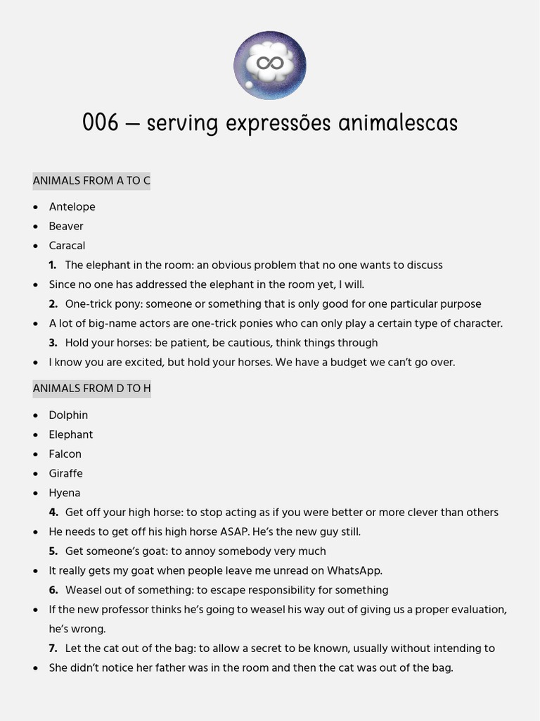 Animal Expressions and Idioms Explained: A Guide to Common Sayings ...