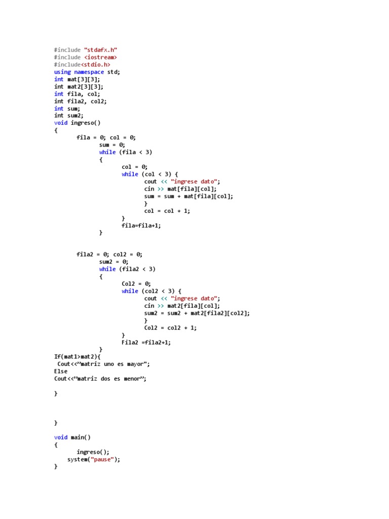 Comparación Progra | PDF