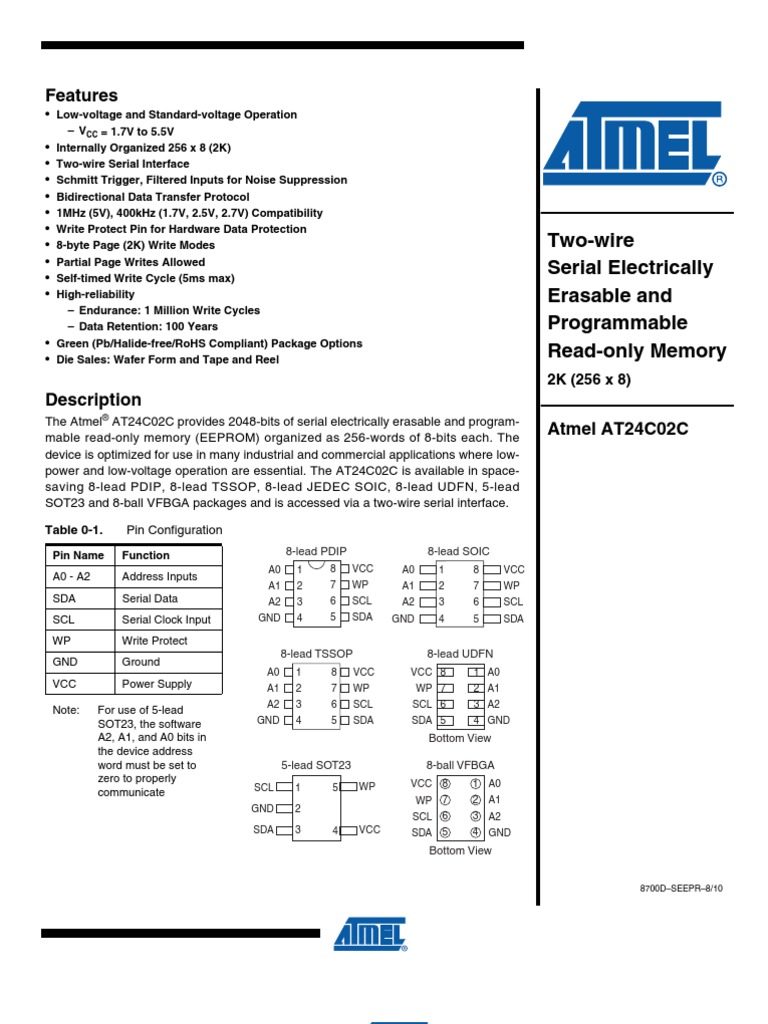 Datasheet | Microcontroller | Electronic Engineering