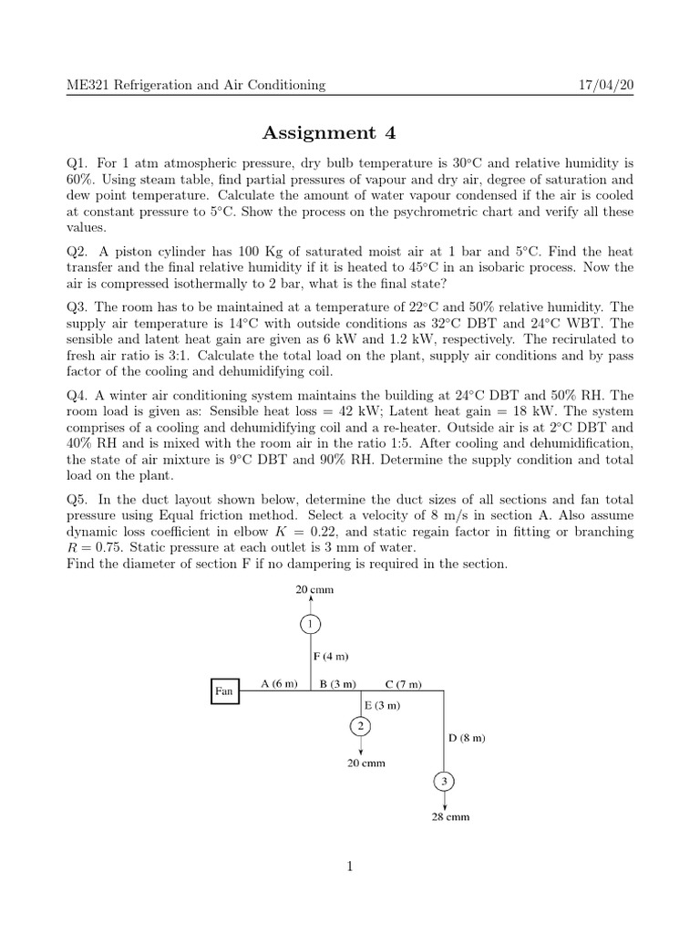 ME321 Assignment 4 PDF | PDF