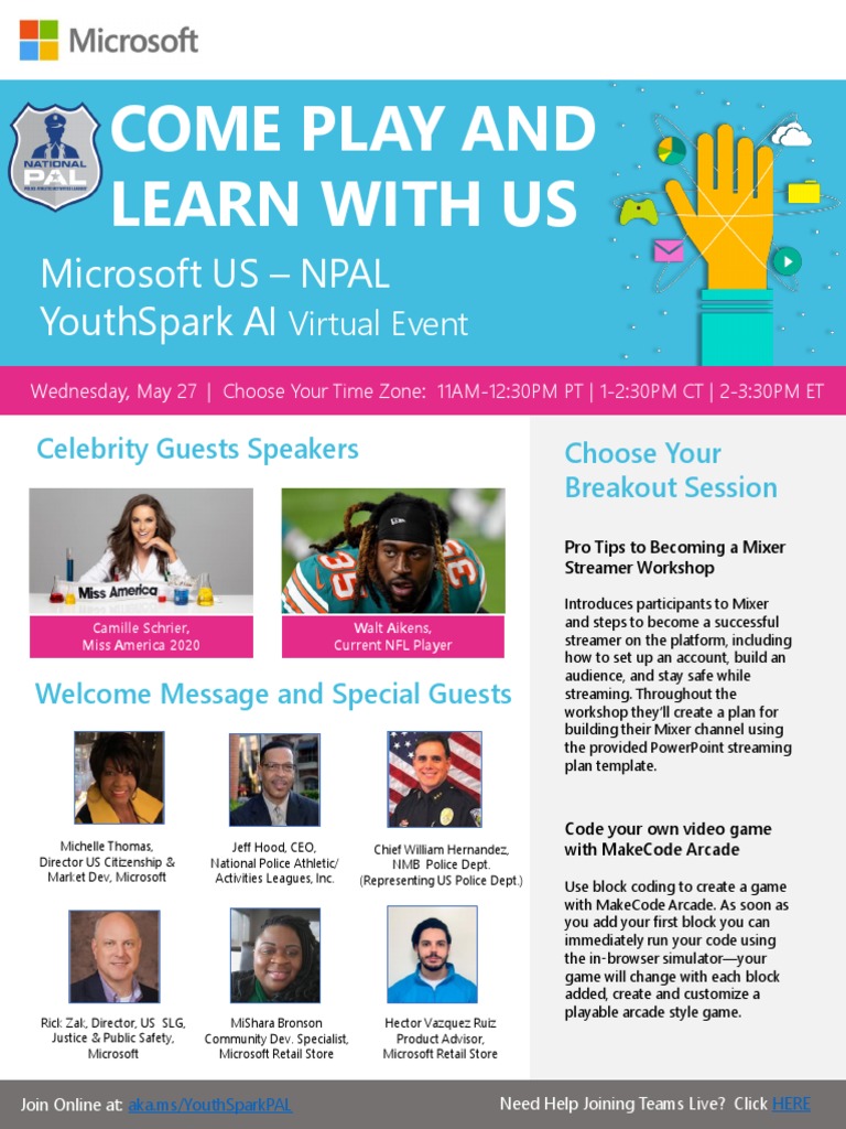 YS Virtual Event Flyer FINAL | PDF | Application Software | Computing