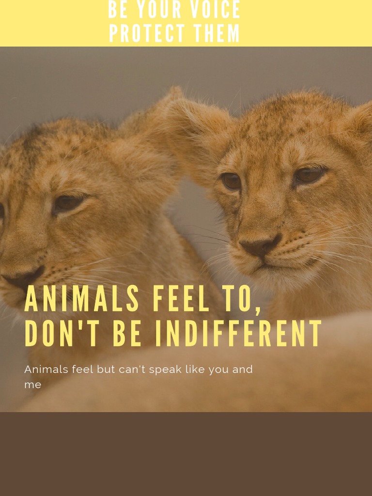 Speak Up for Feeling Animals | PDF