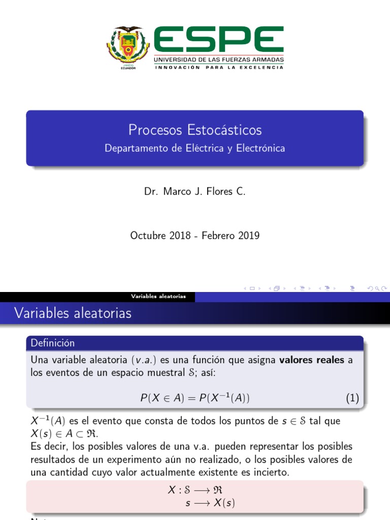 Introducción a Variables Aleatorias | PDF | Variable aleatoria ...
