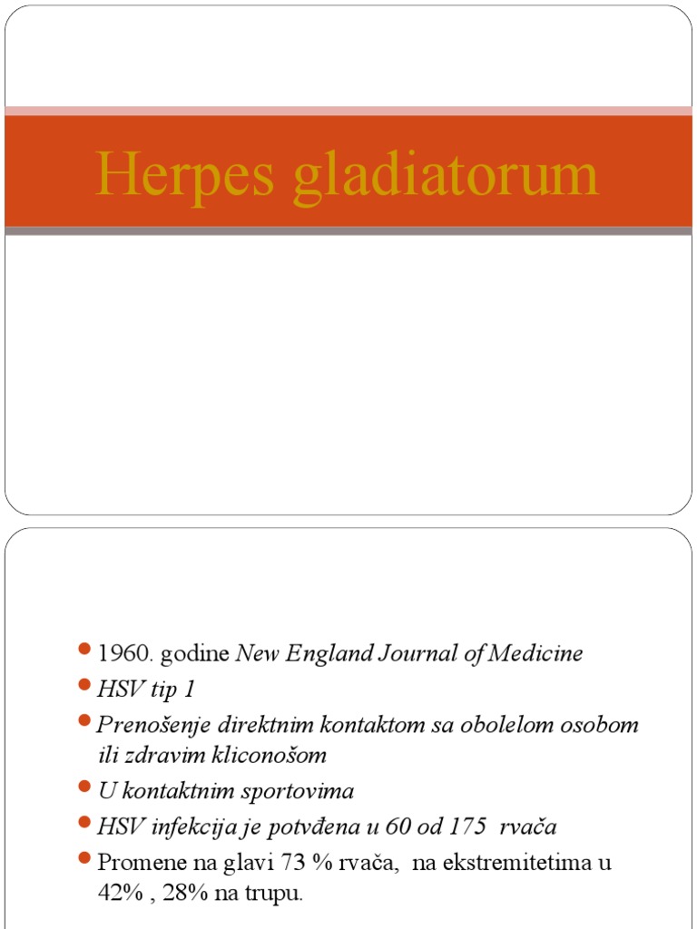 Herpes Gladiatorum | PDF