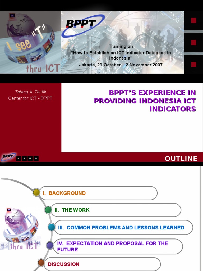 BPPT Experience - TIKoMeter | PDF | Technological Convergence | Information Technology