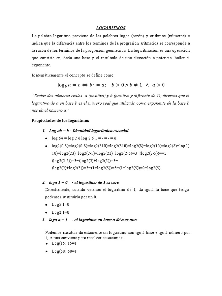 Logar It Mos | PDF | Logaritmo | Ph