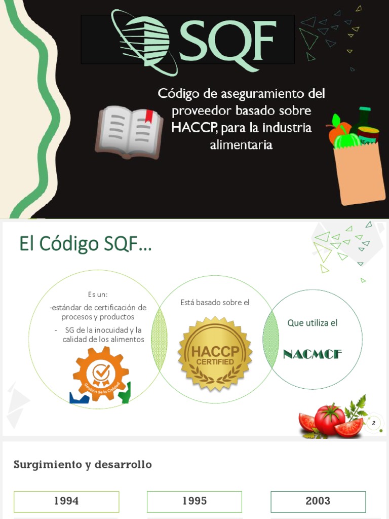 Código SQF | PDF | Seguridad alimenticia | Alimentos