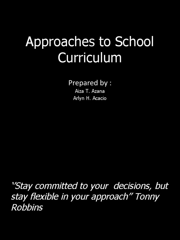 Understanding Topical Curriculum Approaches | PDF | Curriculum | Learning