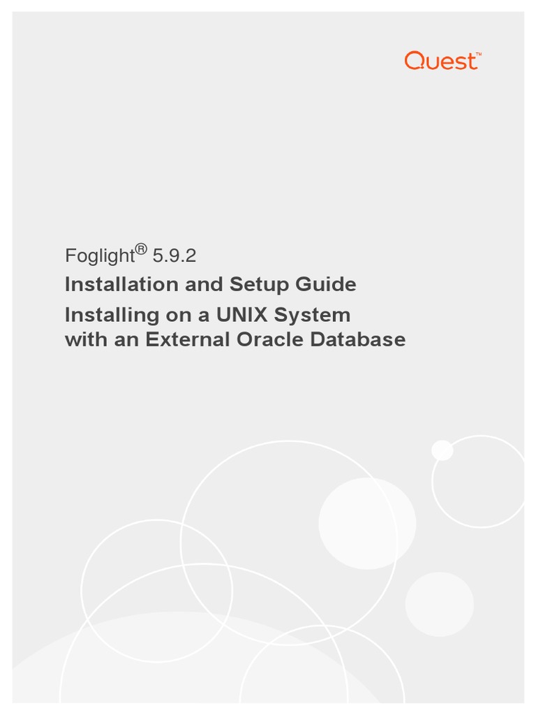 Installation and Setup Guide Installing On A UNIX System With An External Oracle Database | PDF ...