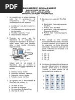 Evaluación de Informatica Grado Tercero 2017 | PDF | Herramientas ...