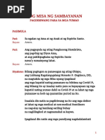(Tagalog) Mass Guide | PDF