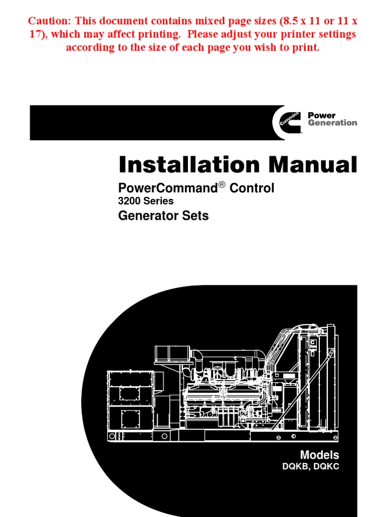 Powercommand 3200 Series PDF | PDF | Cummins | Pump