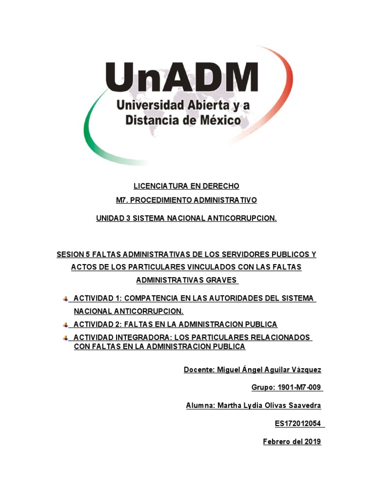 M7 U3 S5 A1 Mlos | PDF | Federación | Juez