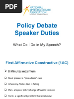 Debate Rules | PDF