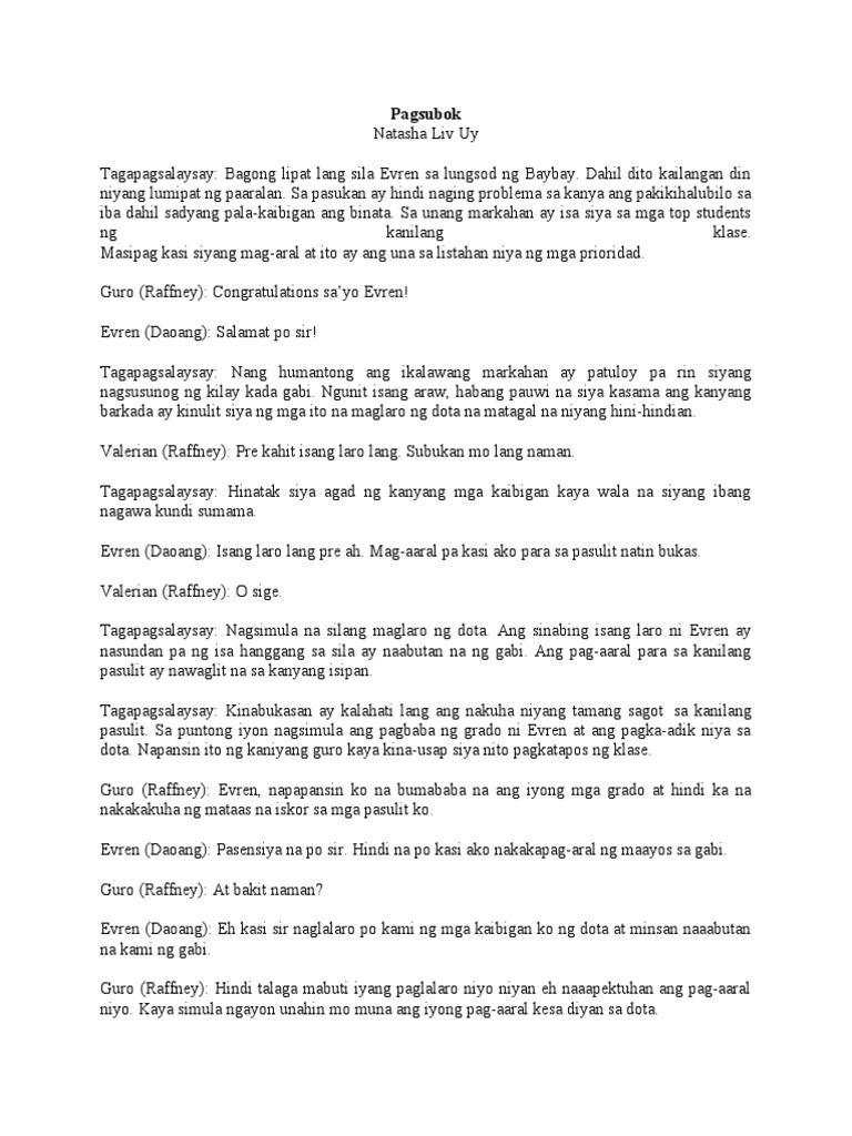 Pan1 Final Script | PDF