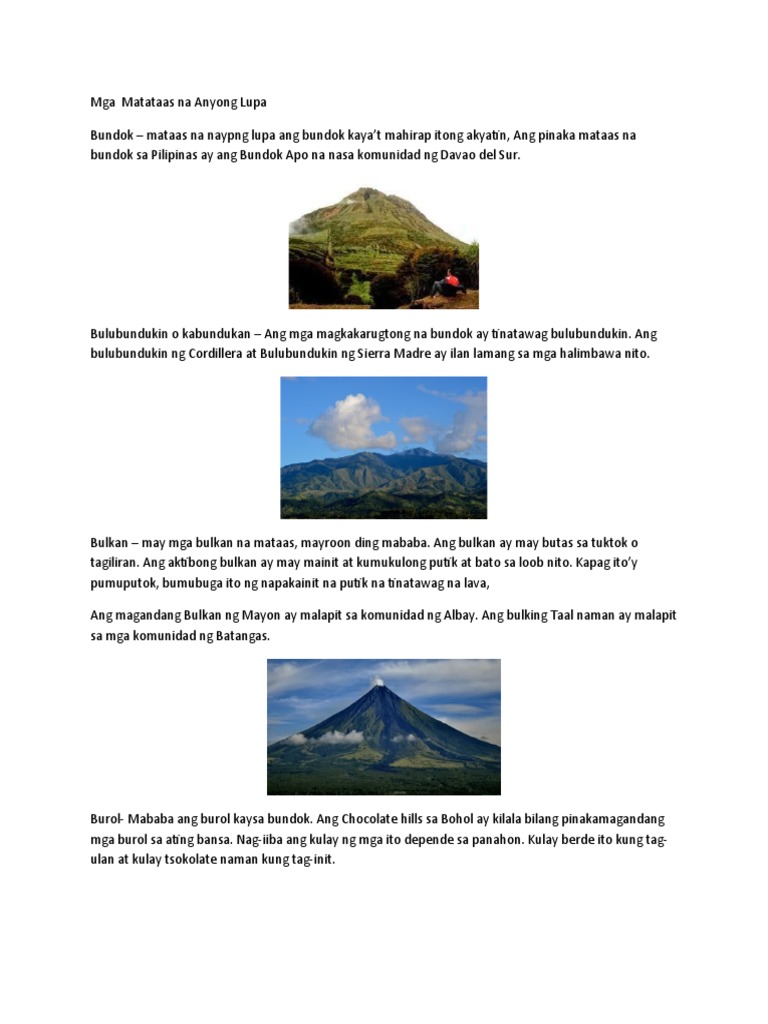 Anyong Lupa Bulubundukin