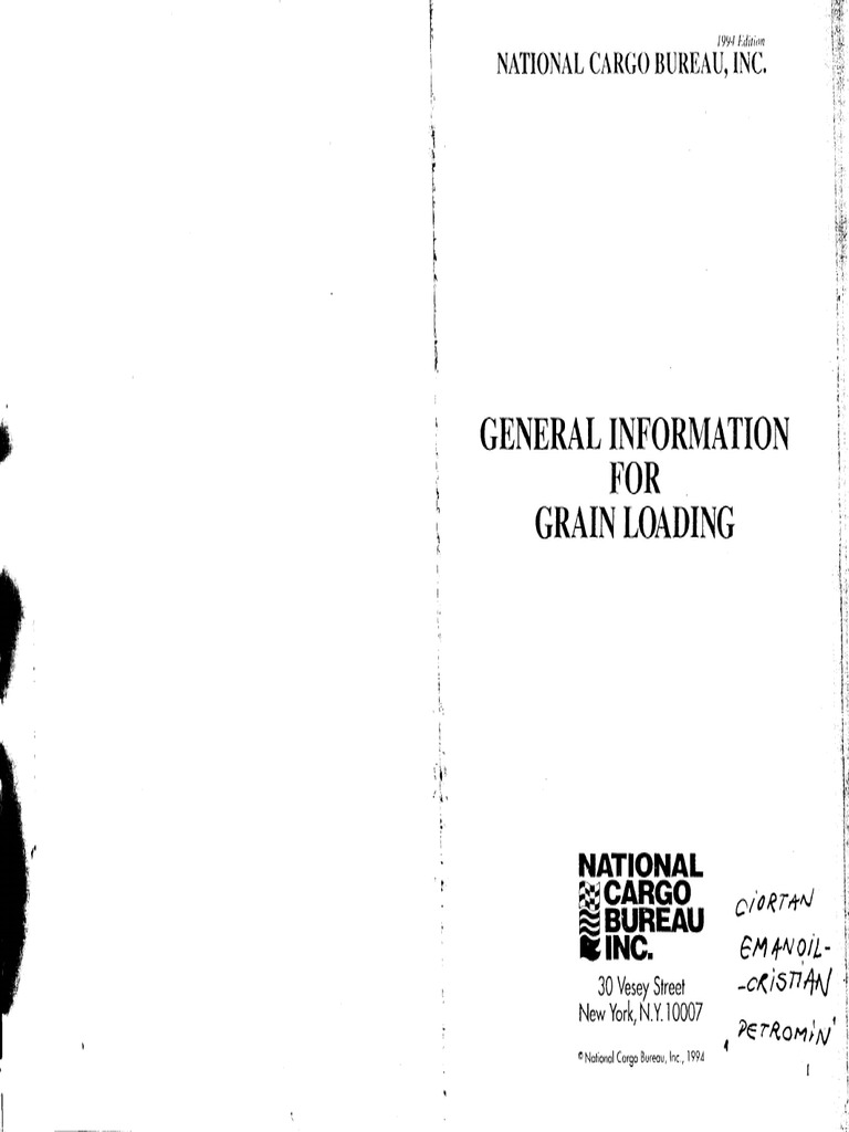 General Information For Grain Loading | PDF