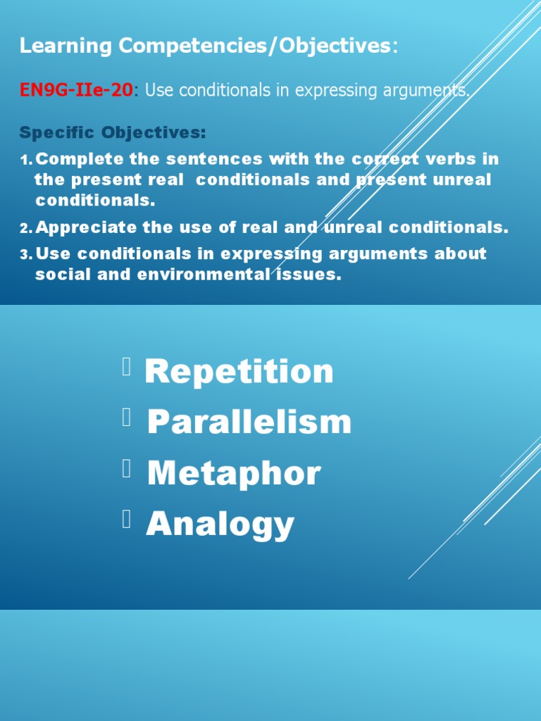 Use conditionals in arguments | PDF | Clause | Morphology