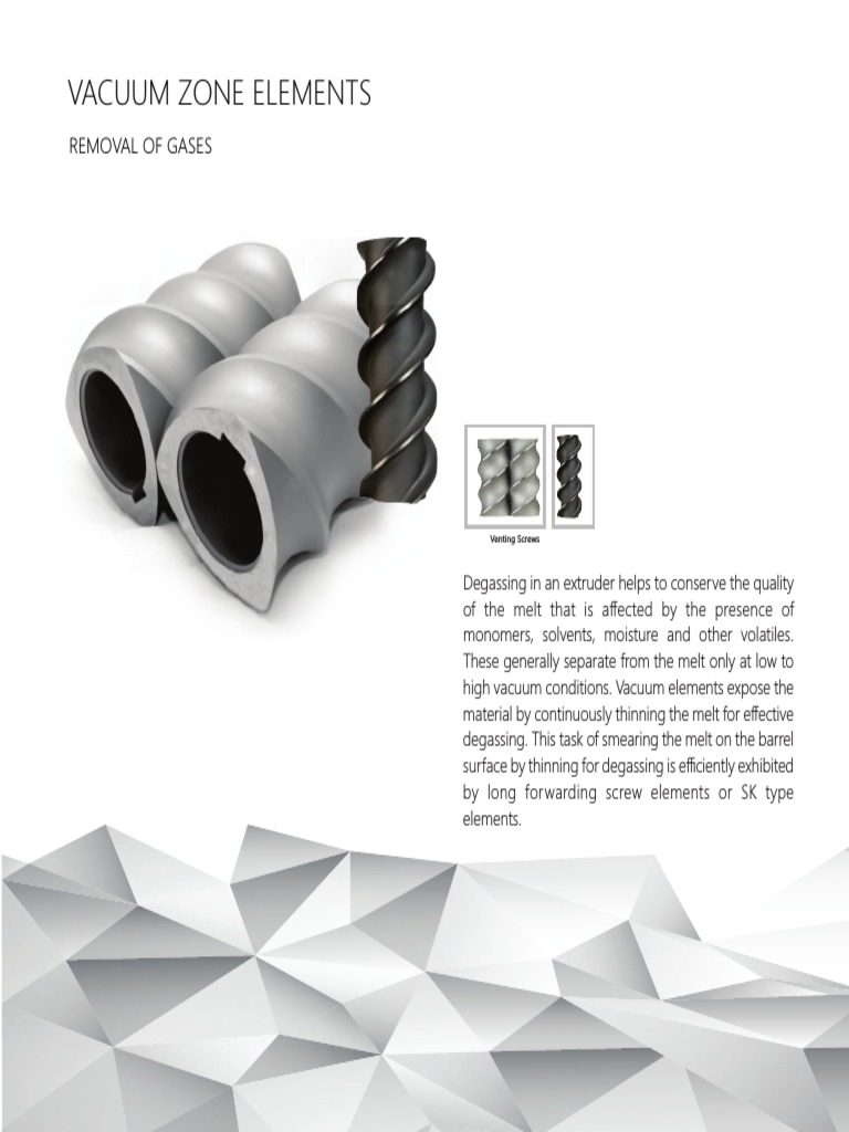 Vacuum Zone Elements: Removal of Gases | PDF