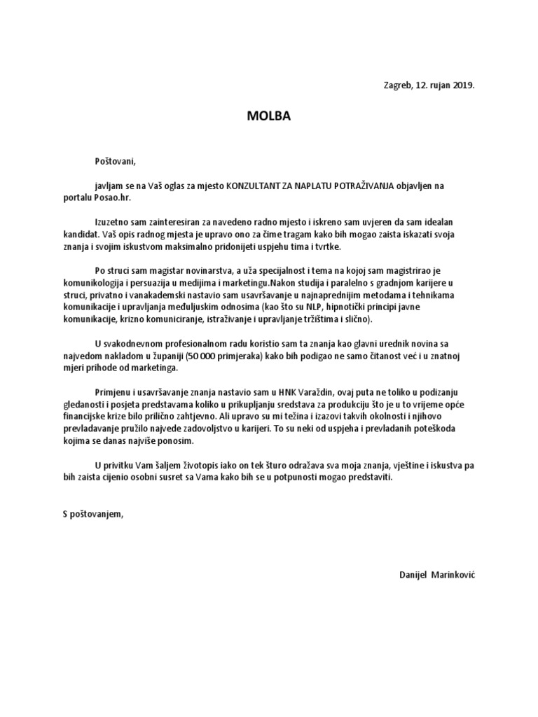 MOLBA - Danijel Marinkovic | PDF