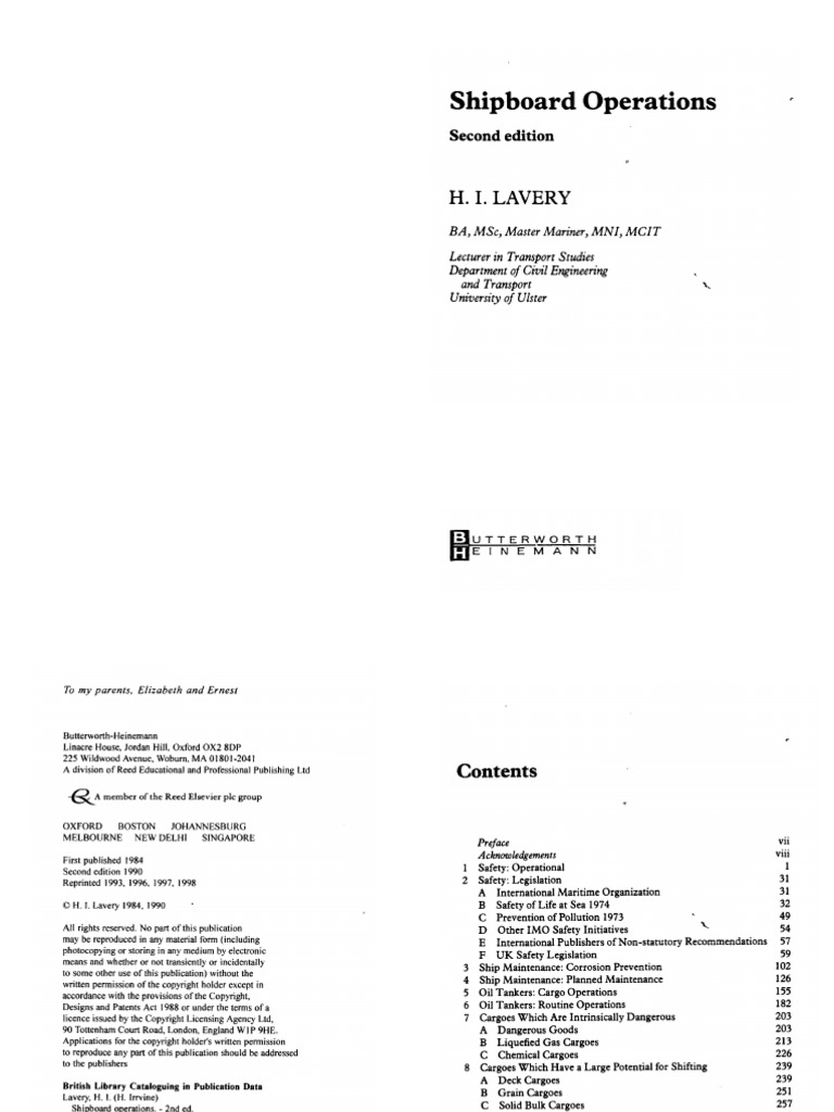 Shipboard Operations PDF | PDF | Safety | Fires