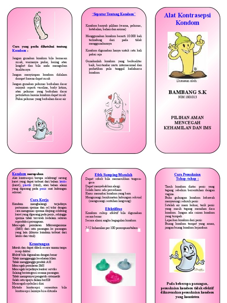 Leaflet Kondom | PDF