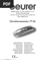 Ficha Técnica Termometros Nuevos | PDF | Thermometer | Temperature