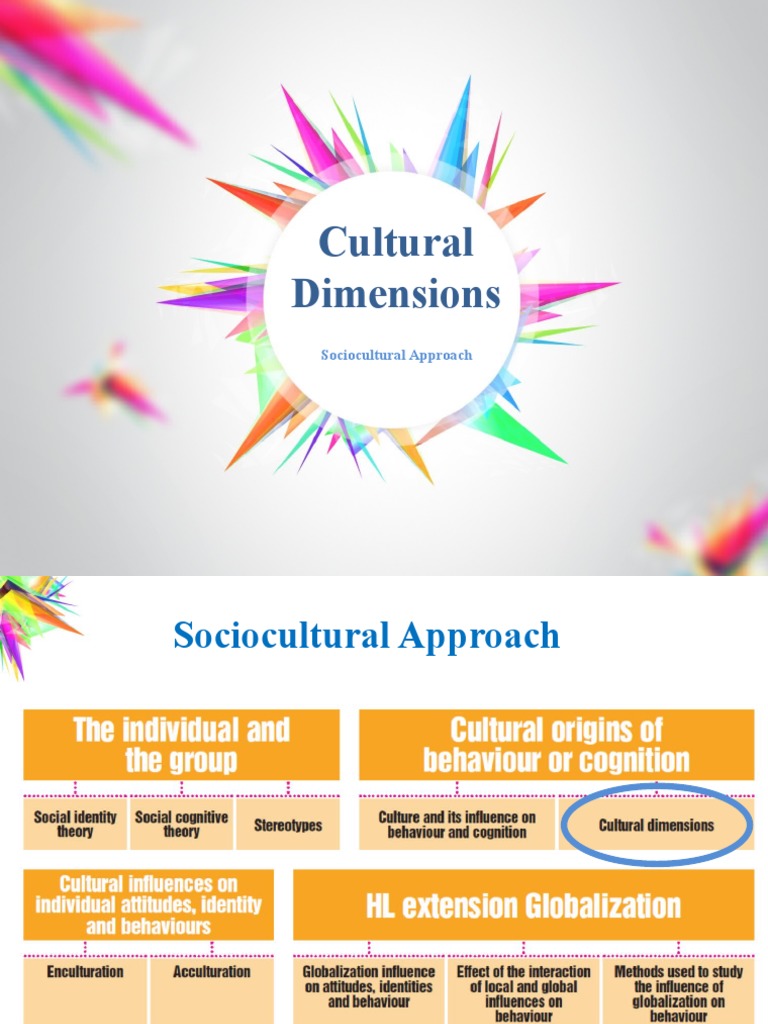 Cultural Dimensions: Sociocultural Approach | PDF | Conformity | Social ...