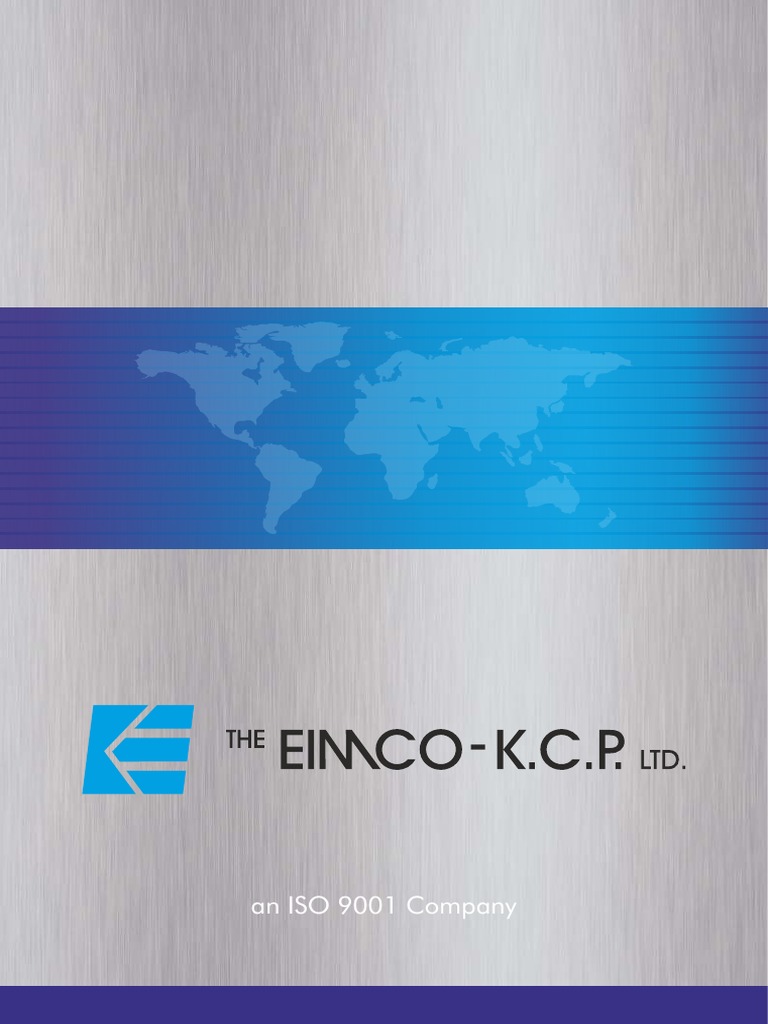 Eimco KCP Main Brochure | PDF | Filtration | Sewage Treatment