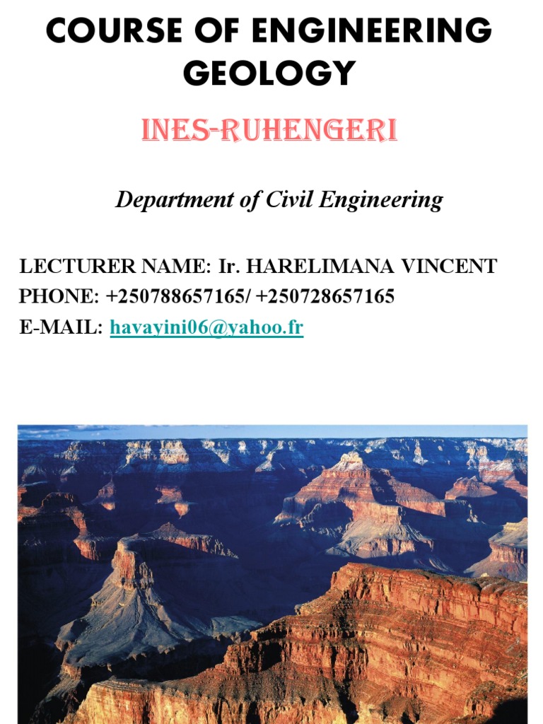Engineering Geology | PDF | Plate Tectonics | Fault (Geology)