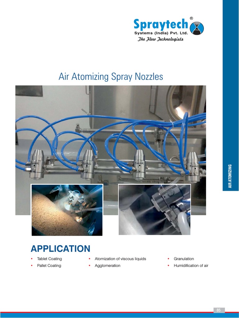 Spraytech Ed - 2 Air Atomizing | PDF | Nozzle | Gases