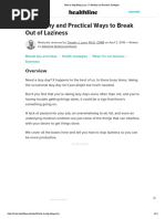 The Art of Laziness: Boost Productivity | PDF | Procrastination ...