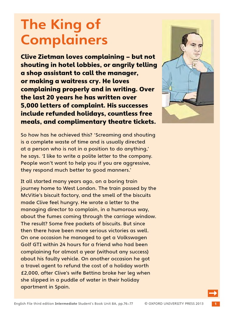 Ef Int Reading 8a | PDF | Business