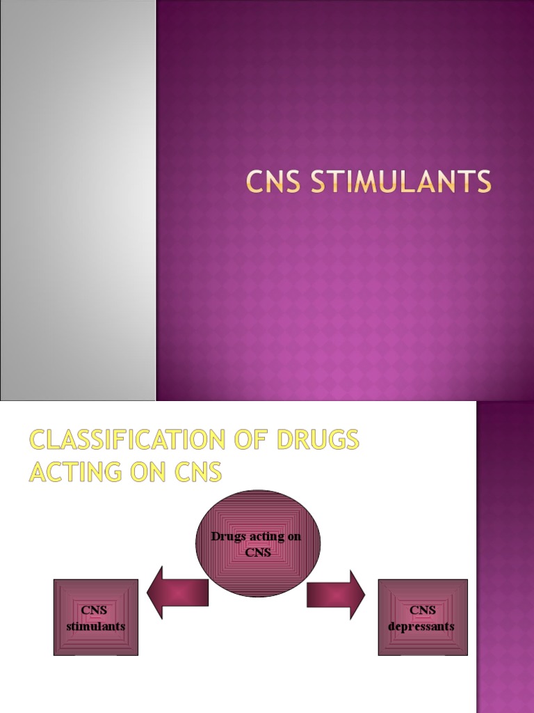 CNS Stimulants | PDF | Stimulant | Caffeine
