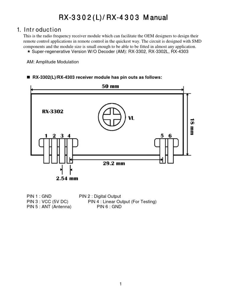 RX-3302 (L) /RX-4303 Manual RX-3302 (L) /RX-4303 Manual RX-3302 (L) /RX ...